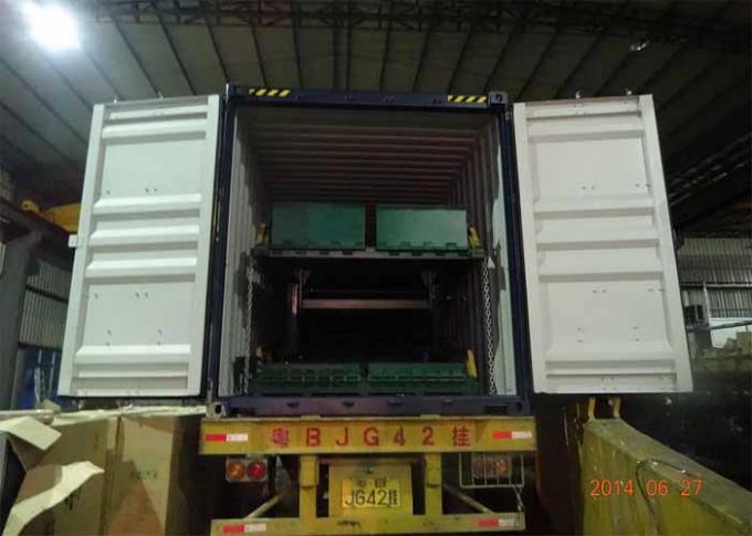 10 Ton - 15 Ton Portable Steel Loading Dock Ramps With Solid Tyres