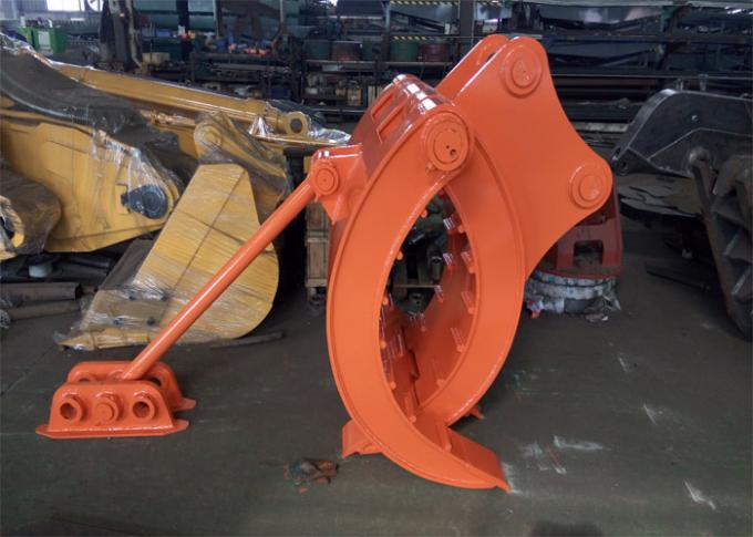 Mechanical Type Heavy Duty Rock Grapples For Excavators Hitachi ZX330