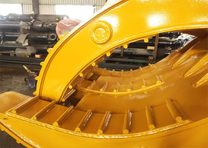 2500mm Open Q345B Hardox450 Excavator Rock Grab For Komatsu PC400LC