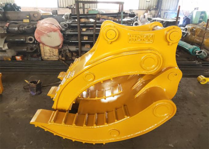 2500mm Open Q345B Hardox450 Excavator Rock Grab For Komatsu PC400LC
