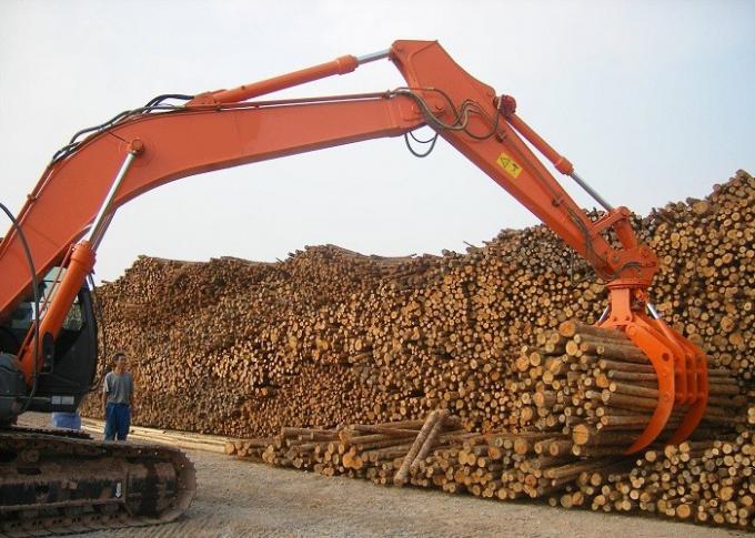 Mechanical Wood Grapple Log Grapples for Excavators Kobelco SK80