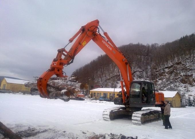 High Efficiency Rotating Excavator Bucket Tractor Grapple Attachment